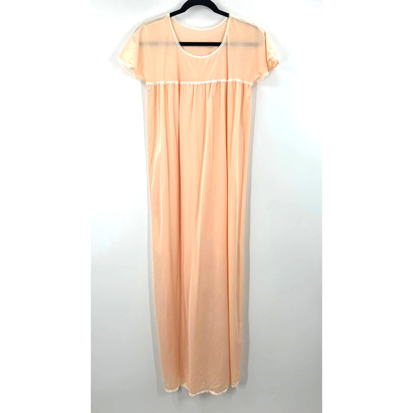Vintage | Intimates & Sleepwear | Vintage Sheer Light Peach Summer ...